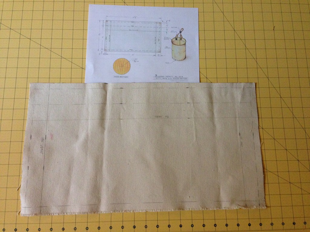 Ditty Bag with a Wooden Bottom-Progress 1 | HILLBILLY DAIKU