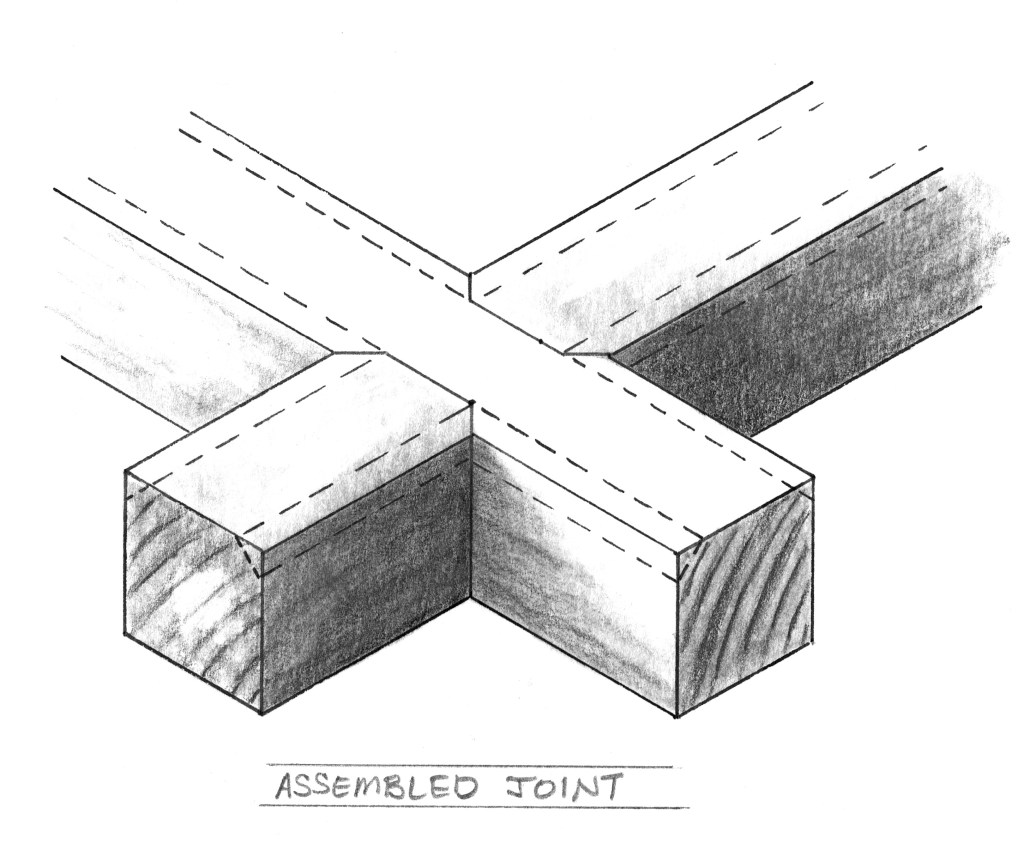 Cross Lap with Mitered Corners-Part 1 | HILLBILLY DAIKU