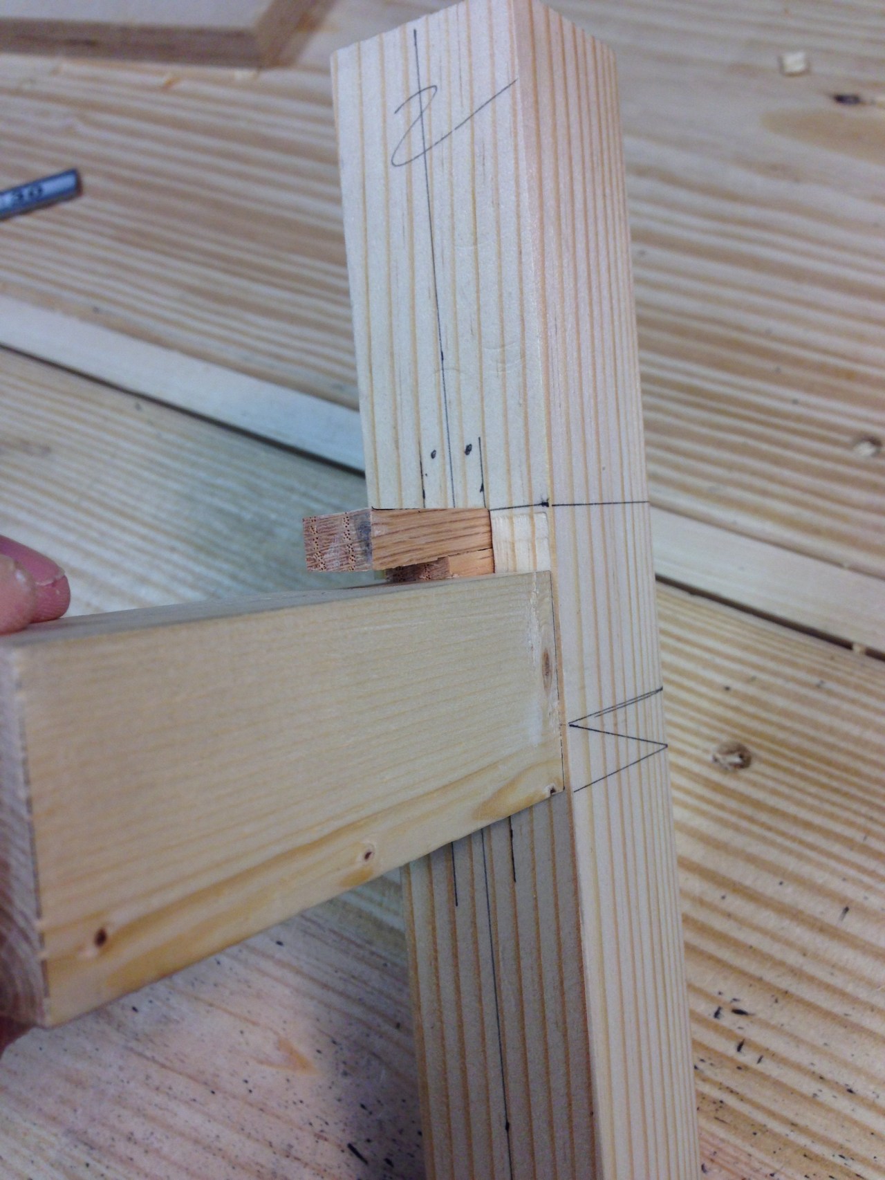 Blind Dovetail Thru Mortise and Tenon | HILLBILLY DAIKU