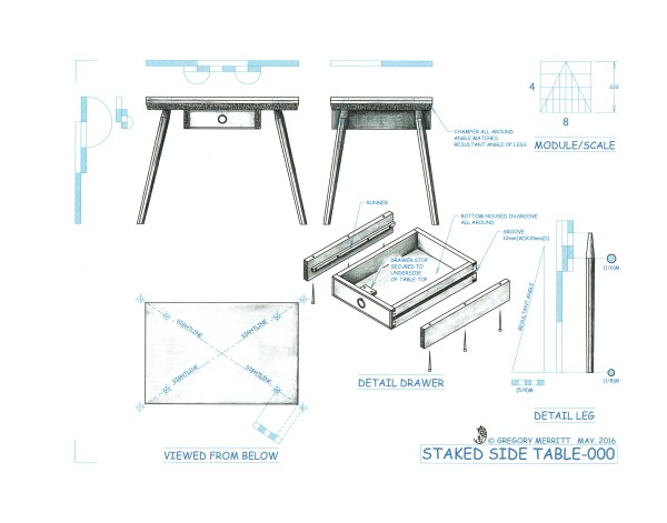 Staked Side Table-Part 9-Complete | HILLBILLY DAIKU
